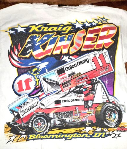 Kraig Kinser Sprint Car Racing Shirt | eBay