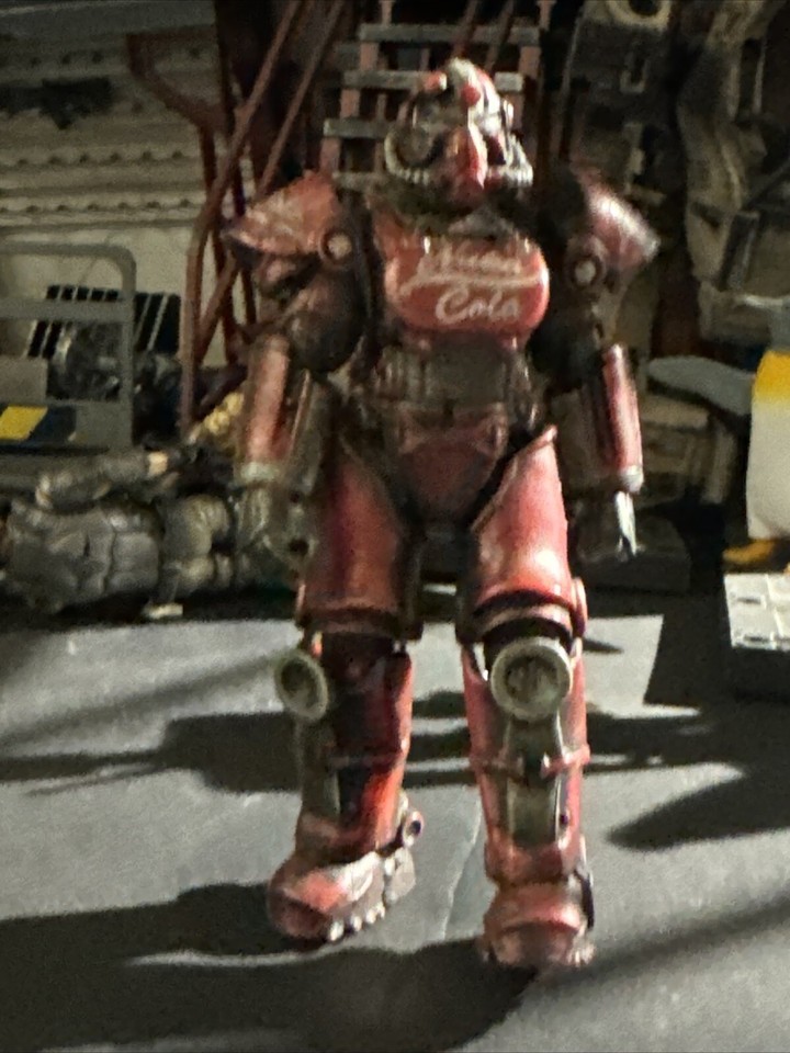 Fallout Mega Merge #10 Nuka T-51 Power Armor 4” Figure GameStop ...