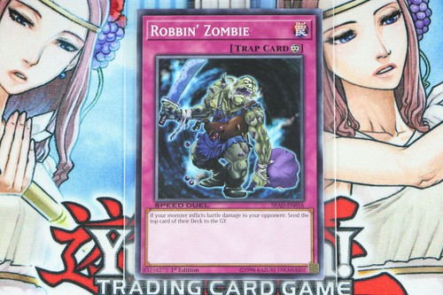 Yugioh Trap Card Robbin' Zombie SBAD-EN016 1st Edition Common | eBay