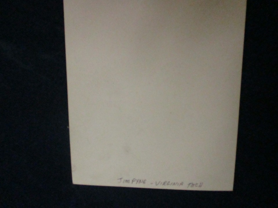 Vintage NCAA Jim Pyne Virginia Milford Tech football player Glossy ...