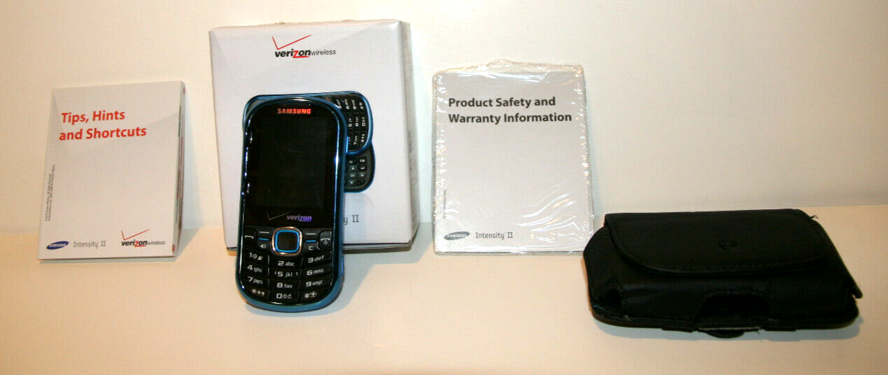 Samsung Intensity II SCH-U460 - Metallic Blue (Verizon) Cellular Phone ...