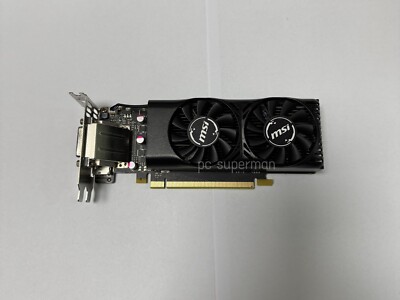 MSI GeForce GTX 1050 2GB GDDR5 Low Profile Video Card GTX 1050 2GT LP ...