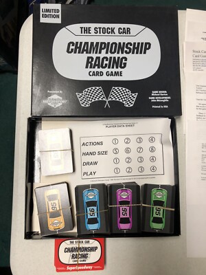 STOCK CAR CHAMPIONSHIP RACING - AVALON HILL TEST COPY!!!!!! READ ...
