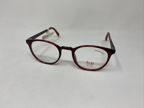 BIO EYES EYEWEAR DAFFODIL BE47 BURGUNDY 48/21/140 FLEX HINGE EYEGLASSES ...