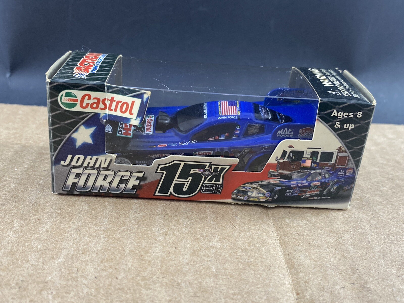 Castrol John Force 15X Funny Car Champion 1/64, COMB SHIP $1 PER MULT ...