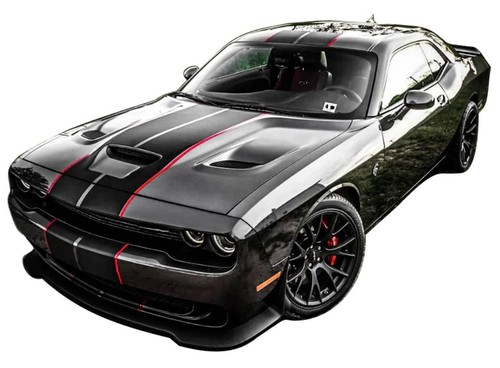 Dual stripes For Dodge Challenger racing rally Decal redline RT ...