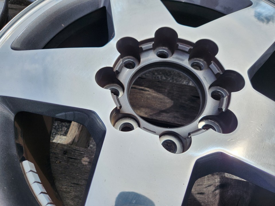 11-15 Sierra Silverado 2500 HD 20x8.5 20" OEM Wheel Pol w/ Charcoal Rim ...