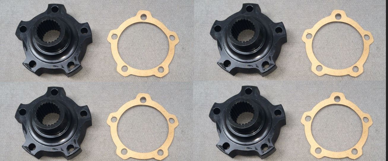 4 DRIVE FLANGE & GASKETS FOR DEFENDER - DRIVE MEMBER RUC105200 & GASKET ...
