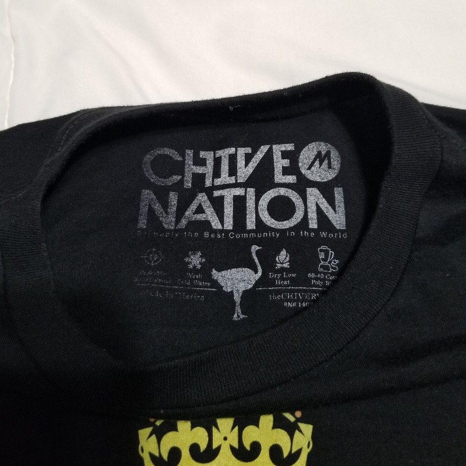 Keep Calm And Chive On Chicago Blackhawks T Shirt Size Medium | eBay