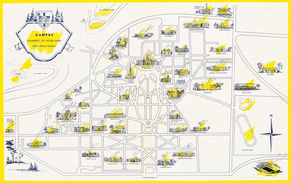 Notre Dame Map