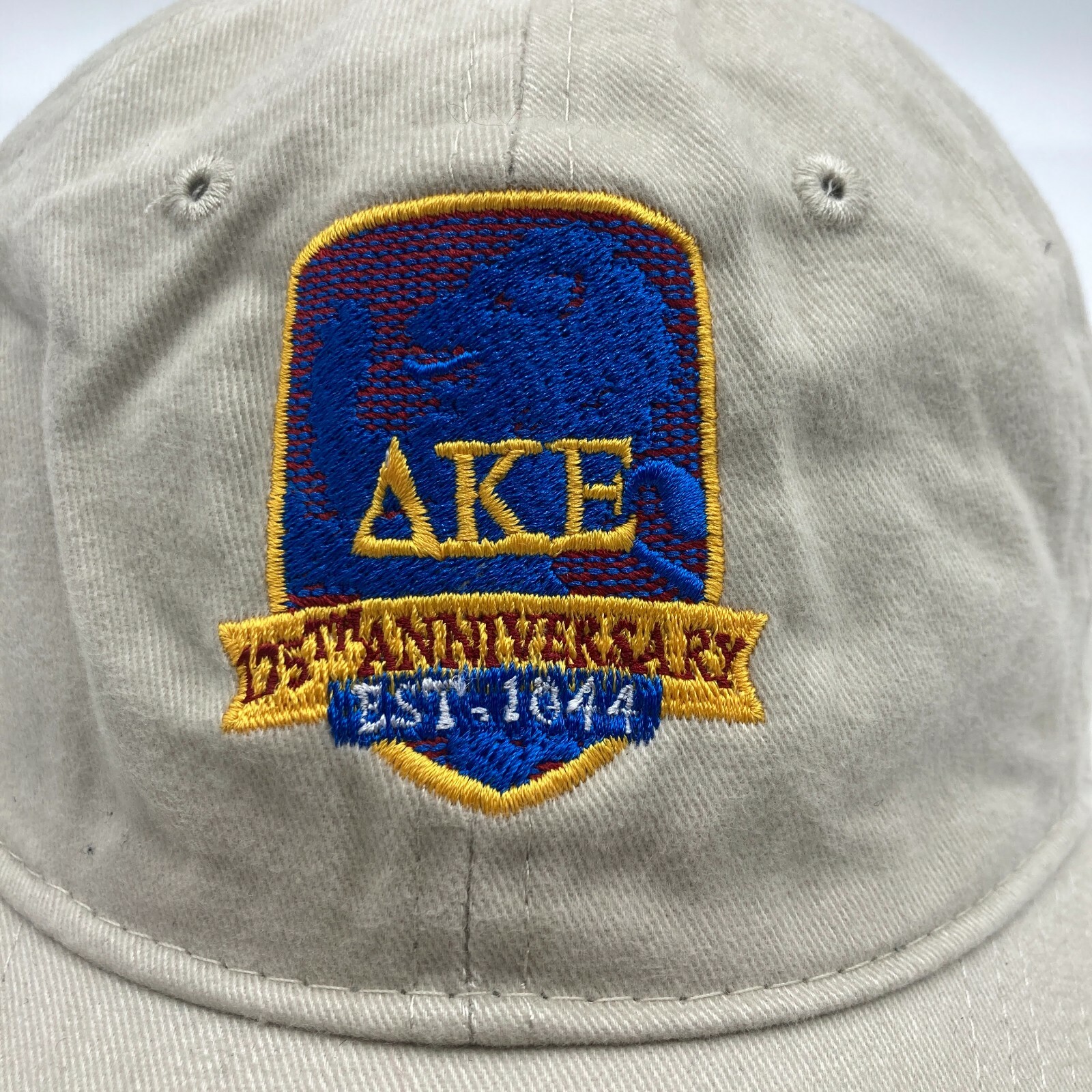 Alpha Kappa Eta 135th Anniversary Hat Cap Beige Strap… - Gem