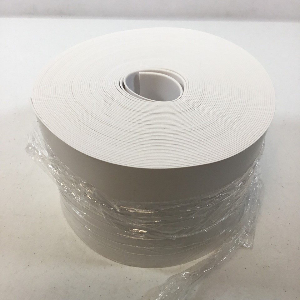 Fonuno White 4 Inch Vinyl Baseboard Molding Flexible Vinyl Floor Base ...