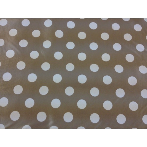 Spotted Polka Dot Spots Spotty Dotty Wipe Clean PVC Vinyl Oilcloth ...
