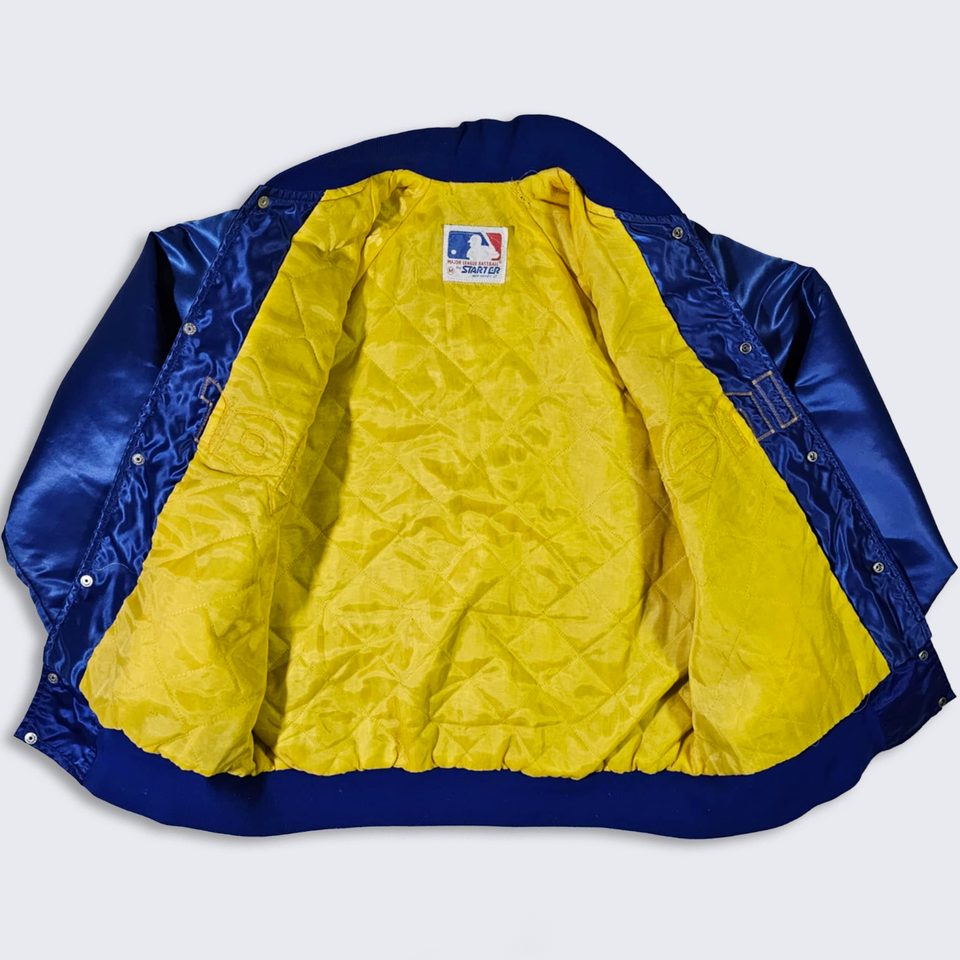 Seattle Mariners Vintage 80s Starter Satin Bomber Jacket - MLB Baseball ...