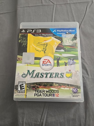 Tiger Woods PGA Tour 12 The Masters PS3 PlayStation 3 EA Golf CIB ...