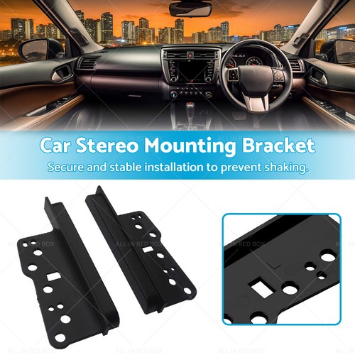 Car Stereo Side Trims Brackets 2Din Double Fascia Facia Dash Suitable ...