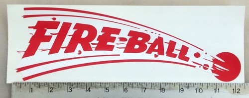 Vintage Fire-Ball FireBall Trailer RV sticker decal LARGE 12"x4" | eBay