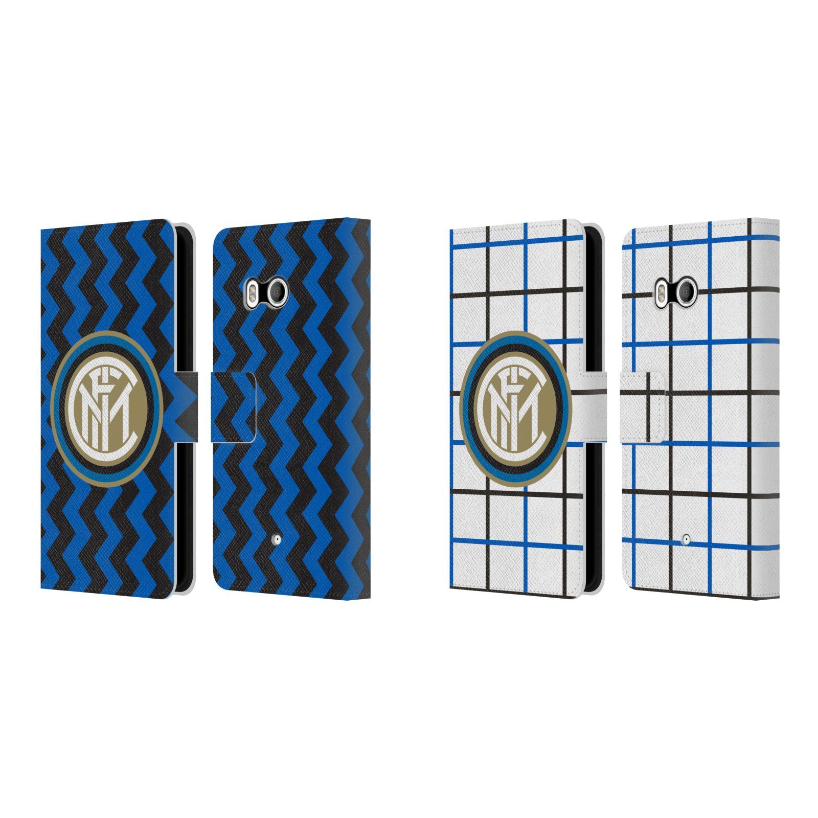 OFFICIAL INTER MILAN 2020/21 CREST KIT LEATHER BOOK CASE FOR HTC PHONES ...