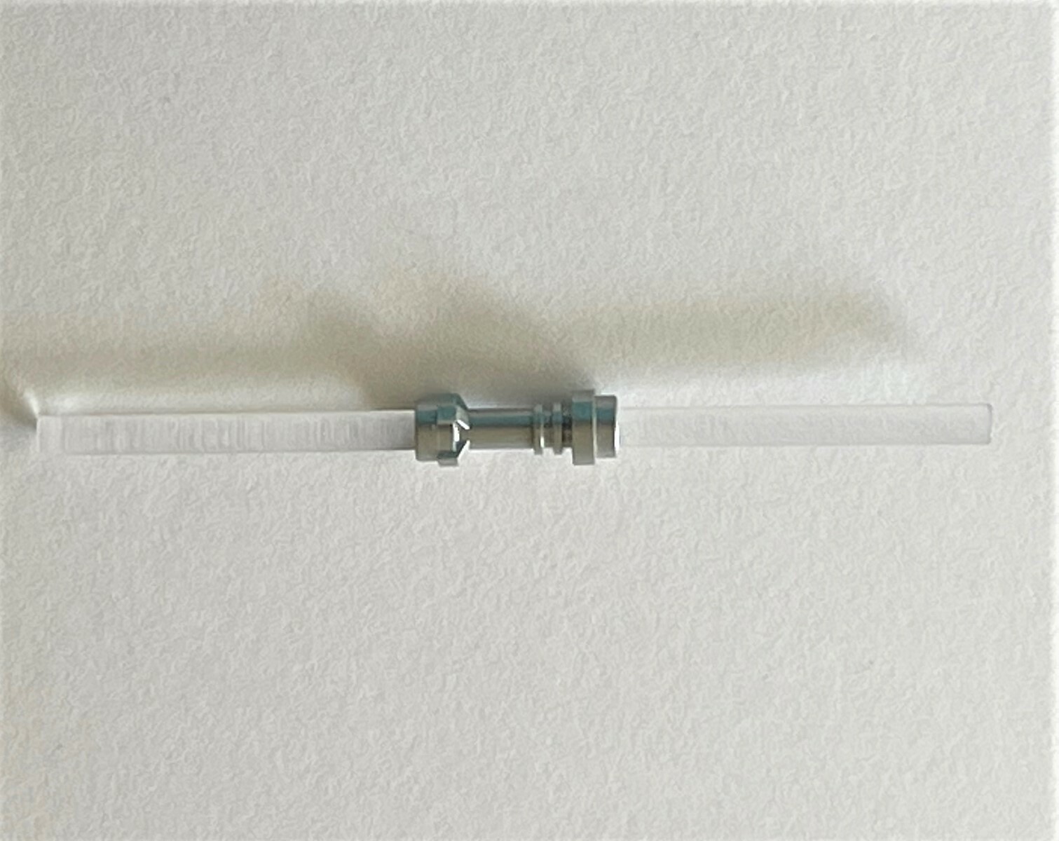 Lego mini figure double Trans Clear Bar 4L Lightsaber with Hilt | eBay