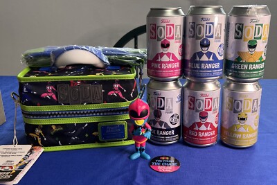 Funko Vinyl SODA Power Rangers Cooler 6-Pack with Pink Ranger Chase | eBay