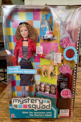 Barbie Mystery Squad Kenzie Surveillance Specialist Doll 2002 Mattel ...
