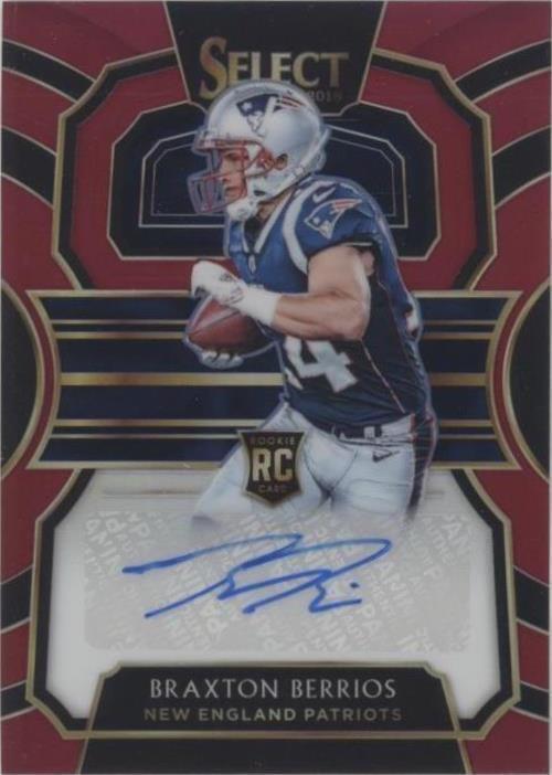 2018 Panini Select - Rookie Signatures Braxton Berrios #RS-BB Maroon ...