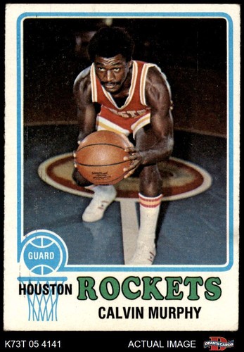 1973 Topps #13 Calvin Murphy Rockets HOF Niagara University 4 - VG/EX ...