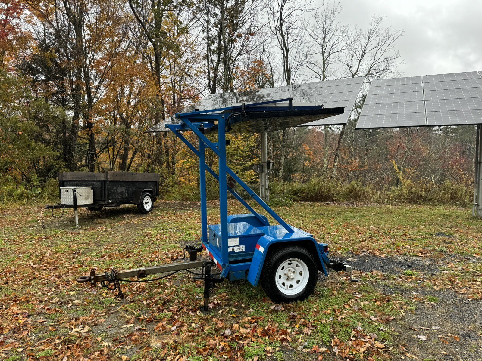 ADDCO SOLAR PORTABLE MESSAGE SIGN BOARD TRAFFIC 3-lines | eBay