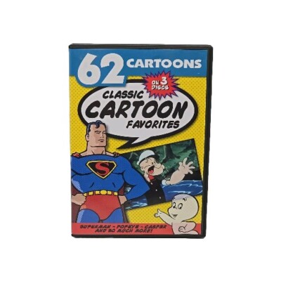62 Cartoons - Classic Cartoon Favorites (DVD, 2005) - Superman, Popeye ...
