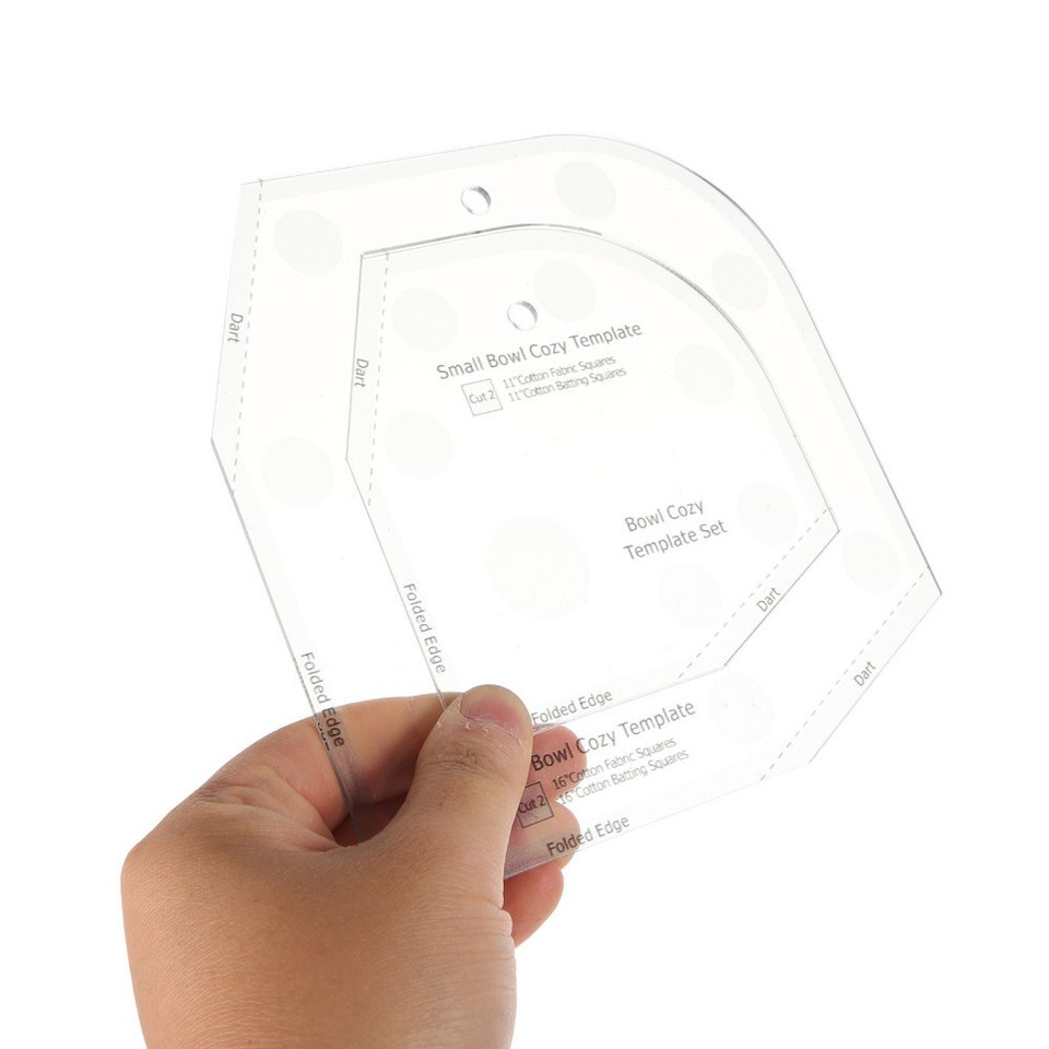 Bowl Cozy Pattern Template Acrylic Bowl Wrap Template Bowl Wrap Sewing ...