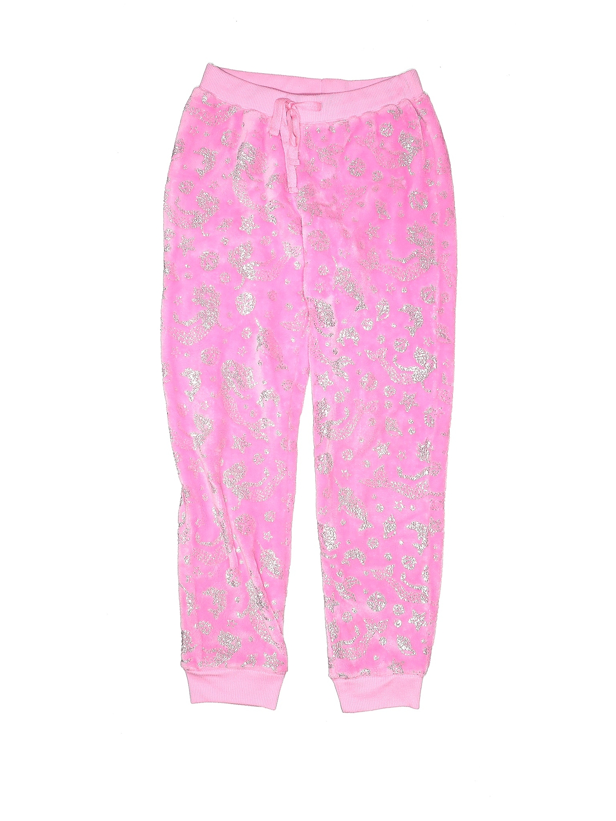 Justice Girls Pink Fleece Pants 12 | eBay