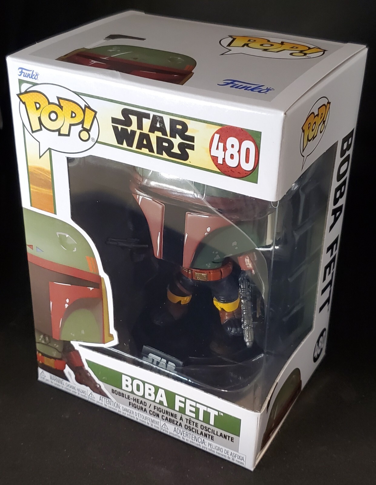 Boba Fett Bobble-Head Funko Pop Star Wars the Book of Boba Fett 60236 ...