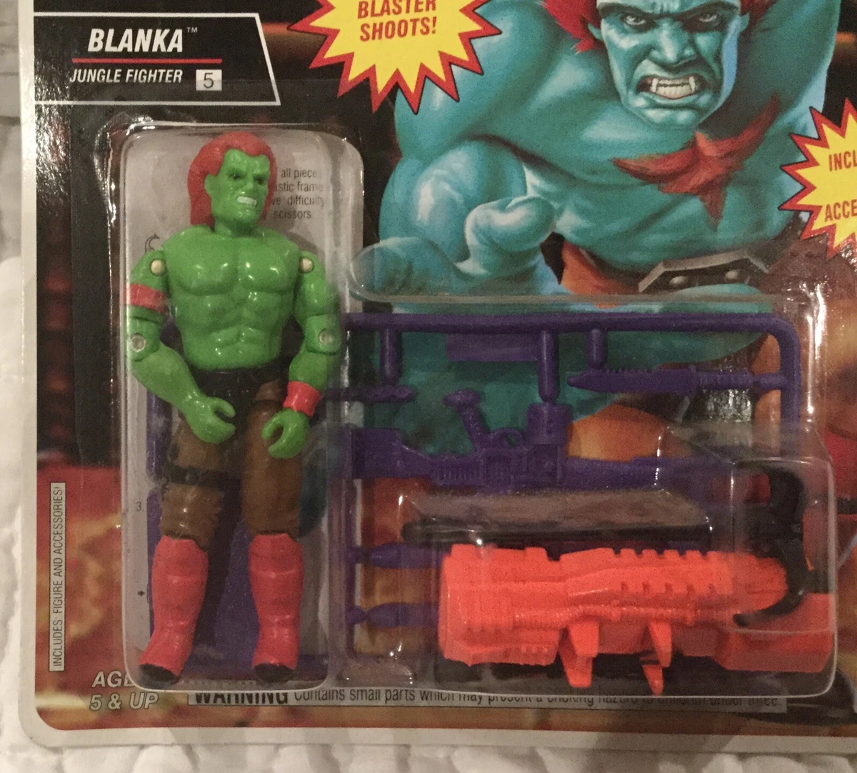 Joe Street Fighter II Blanka Jungle Fighter 3/4 Action