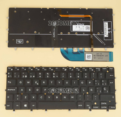 New For DELL XPS 13 9343 9350 9360 Keyboard Backlit SP Spanish Teclado ...