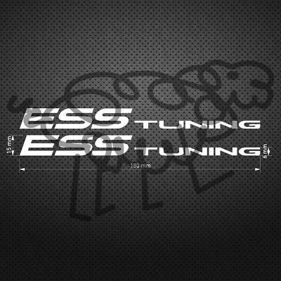 ESS Tuning Replacement Stickers DECALS PEGATINAS AUFKLEBER AUTOCOLLANT ...