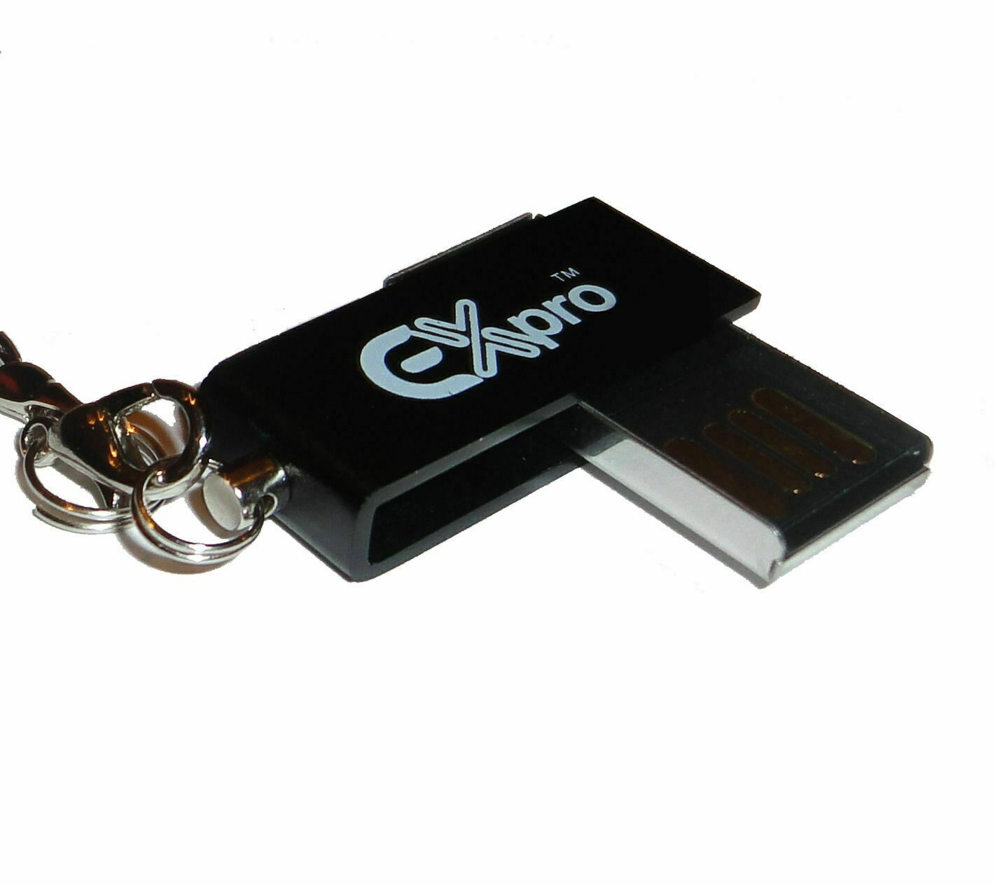 Ex-Pro® 16Gb DataRoto USB Metal Micro Pen Drive (with Keychain) for ...