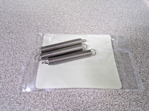 1-3/4" 302 Stainless Steel Ultra Precision Extension Spring, PK3, 1NBK5 ...