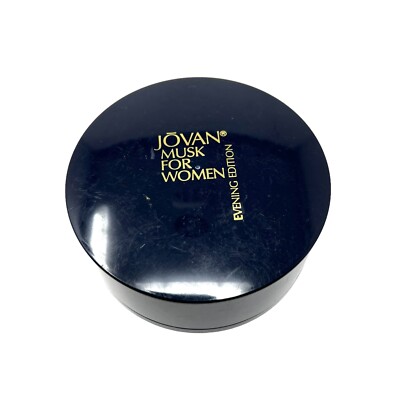 Jovan MUSK Dusting Powder 2 Oz NEW open Evening Discontinued for Women ...