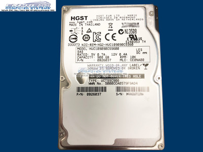 HGST HUC109090CSS600 900GB 10K SAS 2.5" SFF 6GB/s Server Hard Drive | eBay
