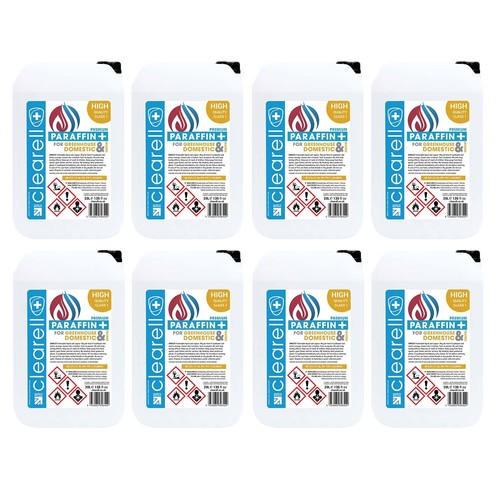 Clearell 20L Premium PARAFFIN Class 1 - Clean Burn - True Blue - 20 ...