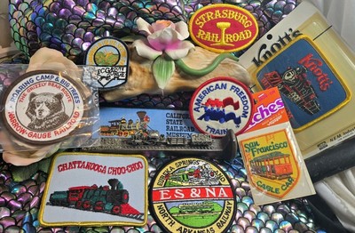 Lot of Embroidered Railroad Patches Vintage Iron-on Sew-on New & Used ...