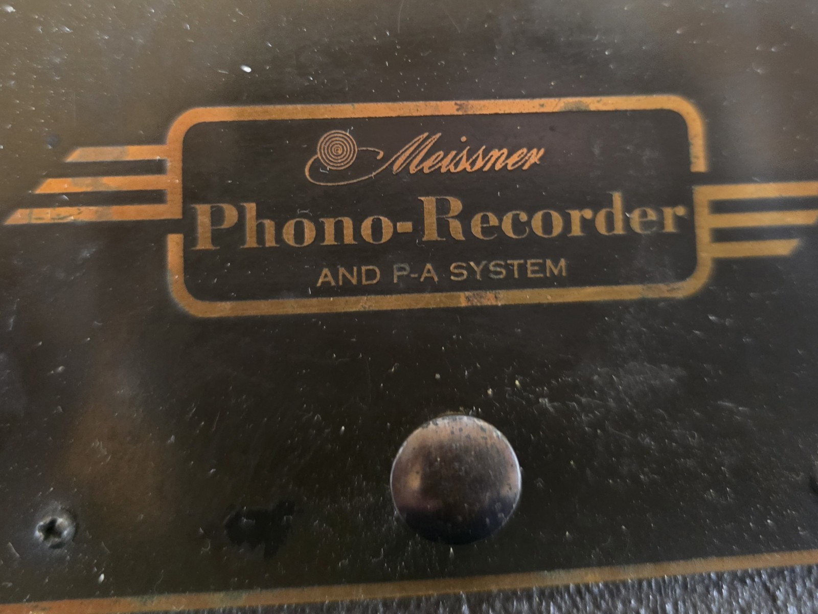 Vintage Meissner 9-1065 Phono Recorder Record Cutter Lathe Tube Audio ...