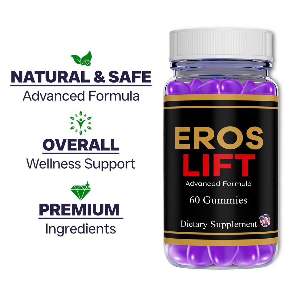 (6 Pack) Eros Lift Gummies, ErosLift Gummies for Men Performance ...