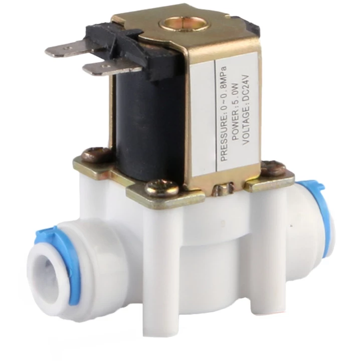 24V 12V Solenoid Valve for RO Purifier Inlet with Auto Flush and Quick ...