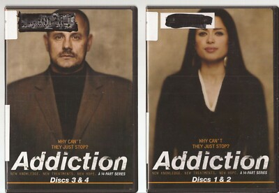 Addiction (DVD, 2012, 4-Disc Set) Ex Library Copy 14 Part HBO Series ...