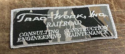 Vintage Railroad Trac-Work Hat Patch Camo Mens | eBay
