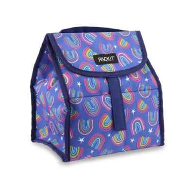 PackIt Freezable Lunch Sack Bag Rainbows School Reusable Limited ...