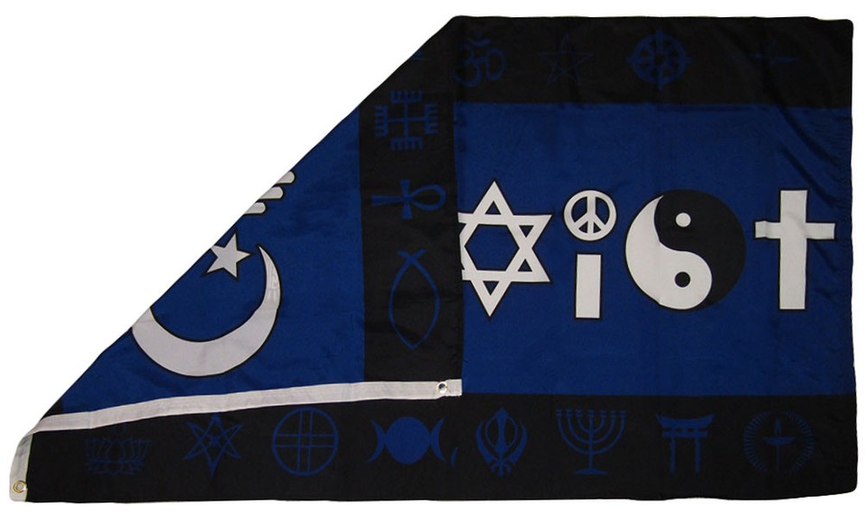 New 3' X 5' COEXIST Polyester FLAG for Religious Spirituality World ...