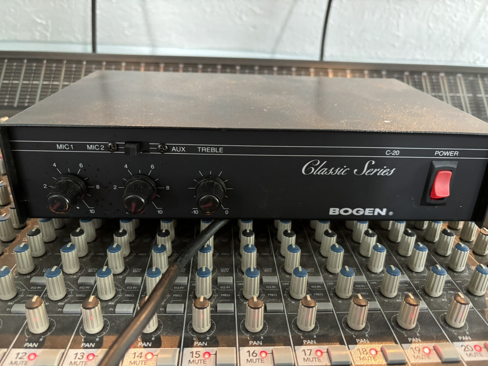 Bogen C20 Public Address Amplifier Multi Volt Taps 4 Input | eBay