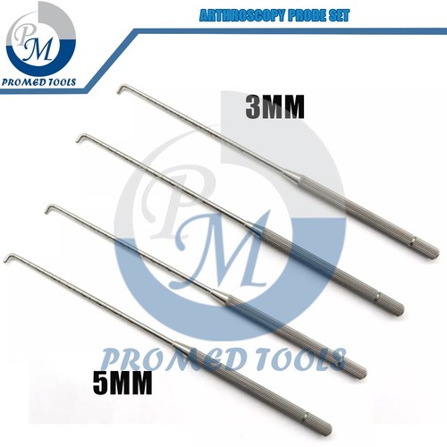Arthroscopy Probe 3mm & 5mm New Arthroscopic instruments 4 pcs Set | eBay